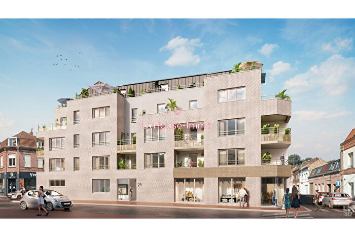 Appartement à vendre - Marcq-en-Bar ul, Pont, Montplaisir - 4 pièces - 3 chambres