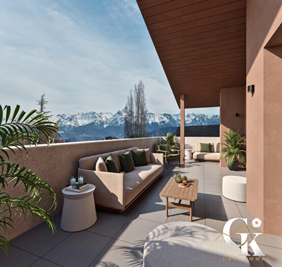 Appartement à vendre - La Tronche - 3 pièces - 2 chambres