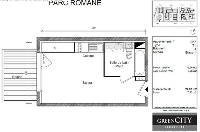 Appartement à louer - Toulouse, Soupetard - 1 pièce