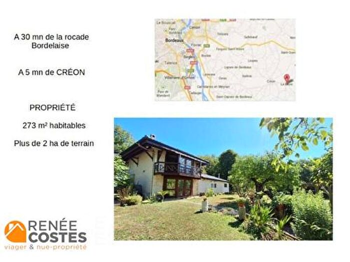 Maison à vendre - La Sauve - 9 pièces - 4 chambres