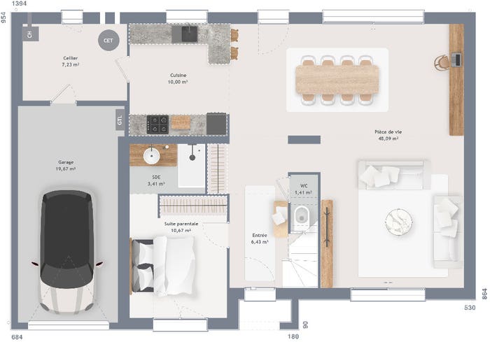 Maisons à vendre et appartements à louer - 3