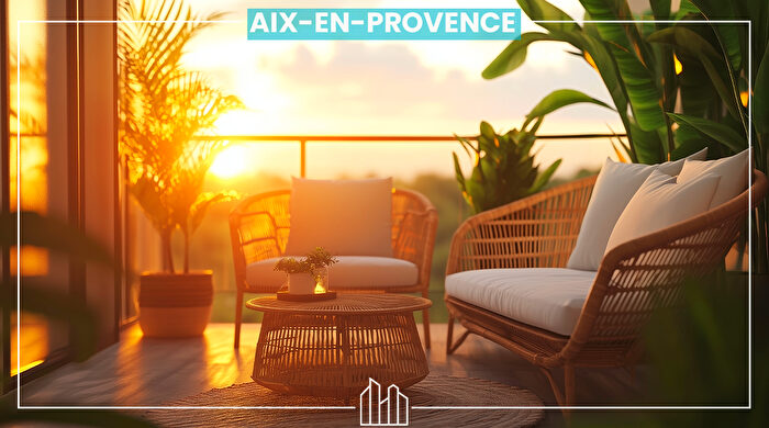 Appartement à vendre - Aix-en-Provence, Pont de Beraud - 3 pièces - 2 chambres