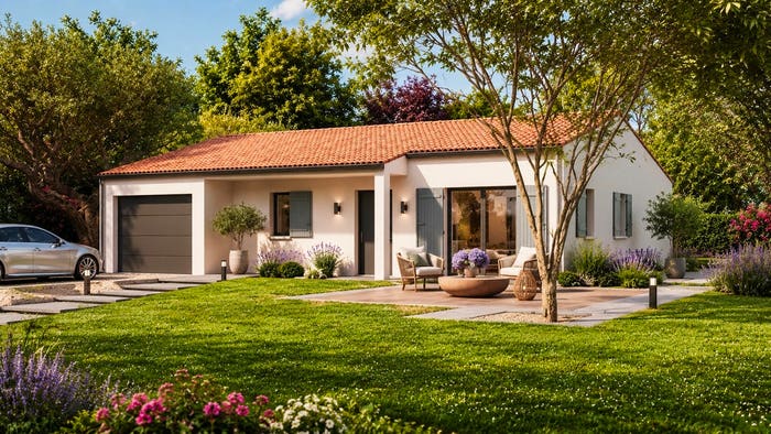Maison 4 pièces à Saint-Romain-de-Benet, à vendre