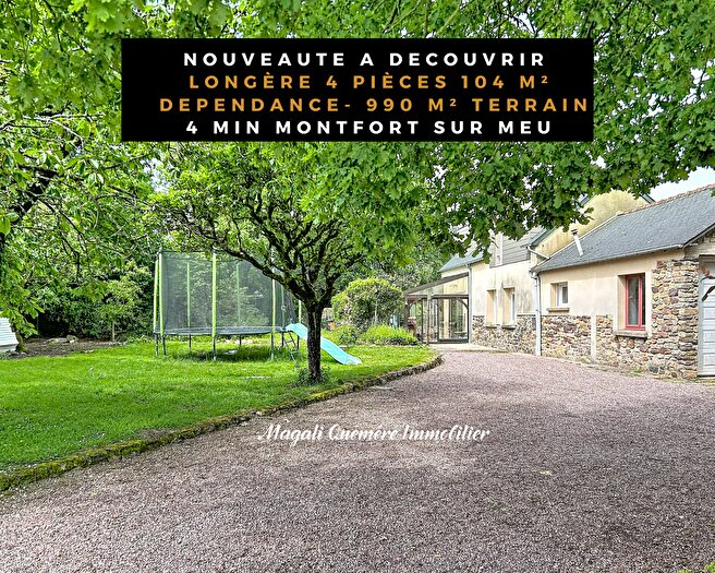 Maison 4 pièces à Montfort-sur-Meu, à vendre