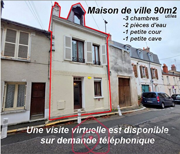 Maison à vendre - Orléans, Bourgogne, Saint-Euverte - 4 pièces - 3 chambres