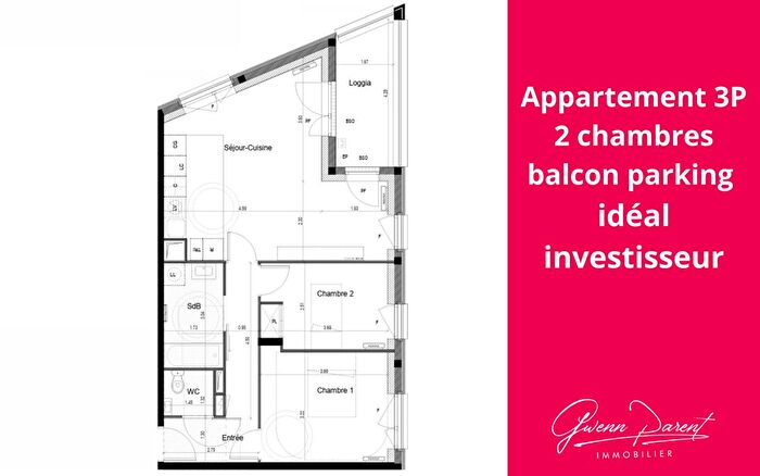 Palaiseau, Plateau : Appartement 3 pièces à vendre