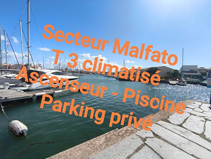 Appartement à vendre - Agde, Le Cap dAgde - 3 pièces - 2 chambres