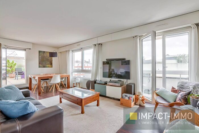 Appartement à vendre - Asnières-sur-Seine, Bécon, Bourguignons - 4 pièces - 3 chambres