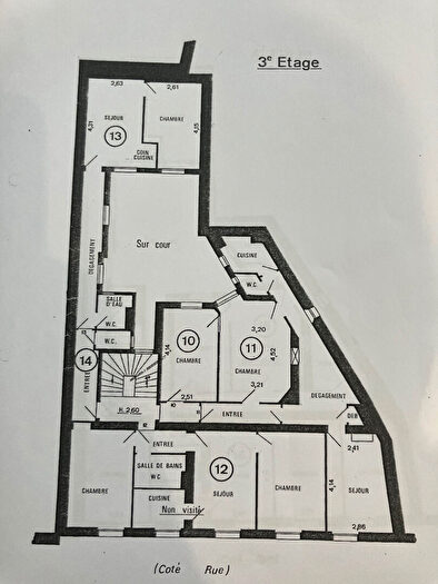 Appartement à vendre - Paris e , Mouzaia - 2 pièces - 1 chambre