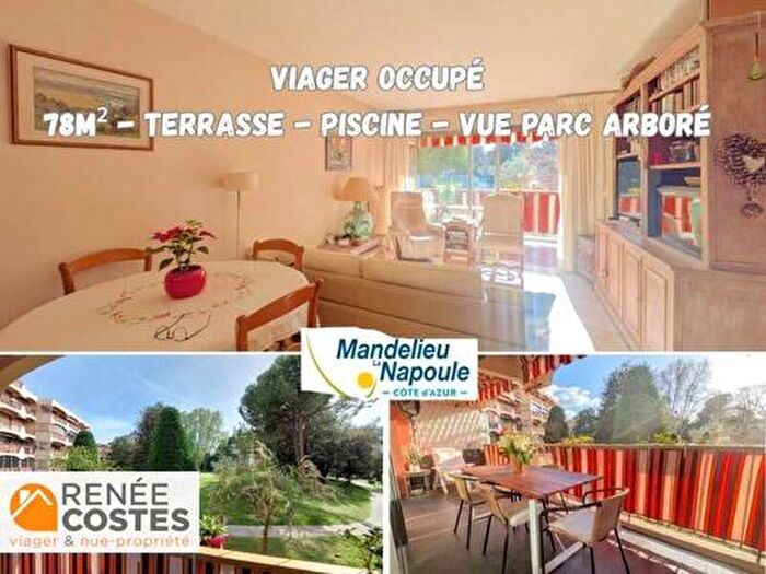 Appartement à vendre - Mandelieu-la-Napoule, Capitou - 3 pièces - 2 chambres