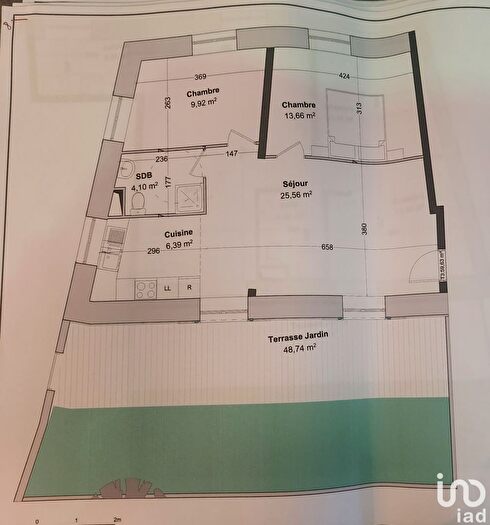 Appartement à vendre - Étampes, Centre-Ville - 3 pièces - 2 chambres