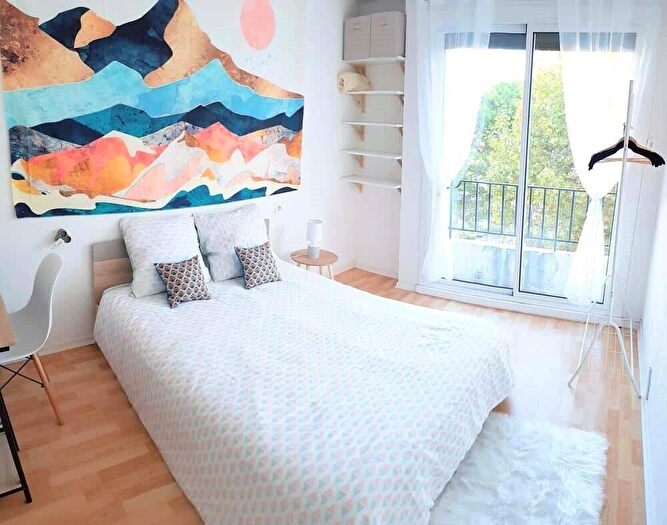 Appartement à louer - Moulin à Vent-Vertefeuille, Perpignan - 1 pièce