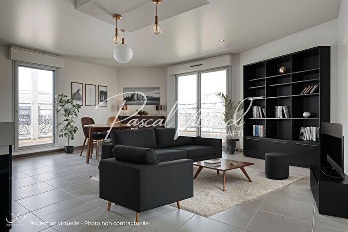 Appartement à vendre - Asnières-sur-Seine, Bécon, Bourguignons - 3 pièces - 2 chambres