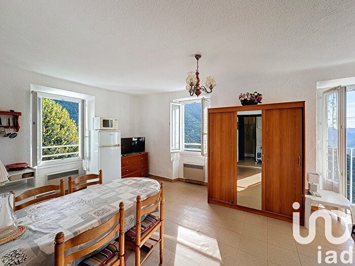 Appartement à vendre - Roquebillière - 2 pièces - 1 chambre