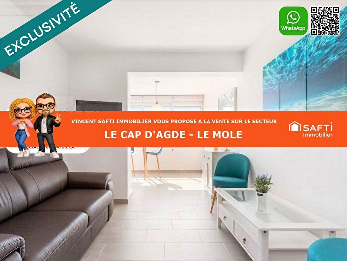 Appartement à vendre - Agde - 2 pièces - 1 chambre