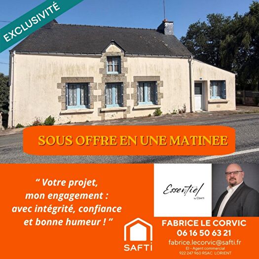 Saint-Jean-Brévelay - Maison 4 pièces à vendre