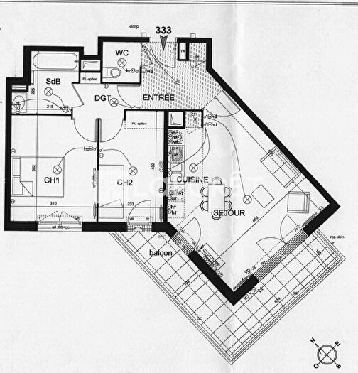 Montfermeil, Franceville : Appartement 3 pièces à louer
