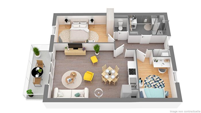 Appartement 3 pièces à louer à Douvres-la-Délivrande