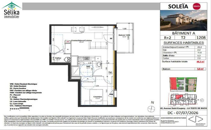 Appartement 2 pièces à vendre à La Teste-de-Buch, L'Enclos d'Alis, Notre-Dame des Monts, Ninots, Miquelots