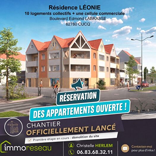 Appartement 3 pièces à Cucq, à vendre