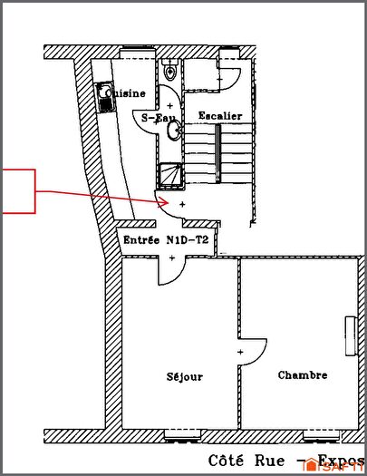 Appartement à vendre - Nantes, Cité des Congrès, Champs de Mars - 2 pièces - 1 chambre