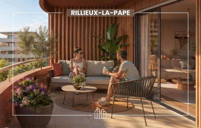 Rillieux-la-Pape, Ville nouvelle Est : Maison 2 pièces à vendre