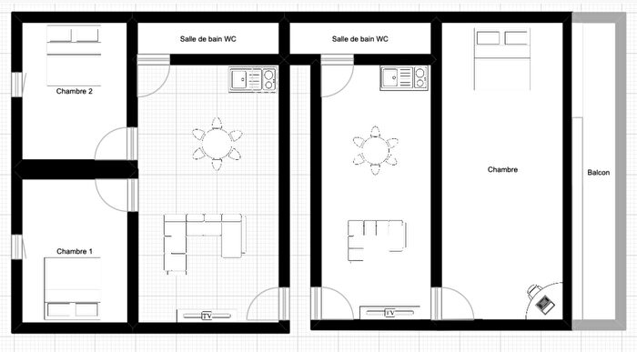Appartement à vendre - Cagnes-sur-Mer, Centre-ville - 6 pièces - 4 chambres