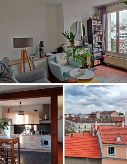 Appartement à louer - Centre Ville Est, Ivry-sur-Seine - 2 pièces - 1 chambre