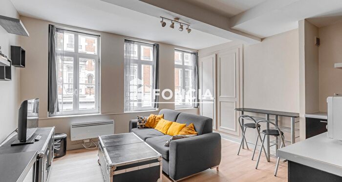 Appartement à vendre - Lille, Vieux Lille - 2 pièces - 1 chambre