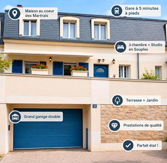 Maison 6 pièces à vendre - Mantes-la-Jolie, Centre-ville