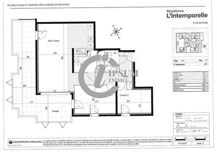 Appartement 3 pièces à louer à Castelnau-le-Lez, Volhe