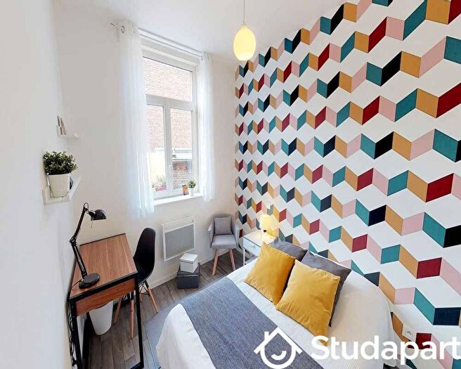 Appartement à louer - Moulins, Lille - 1 pièce - 1 chambre
