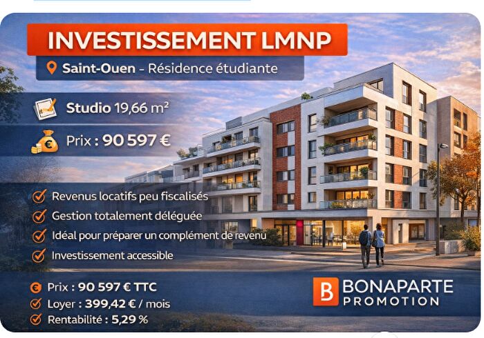 Maison 1 pièce à vendre à Saint-Ouen, Victor Hugo, Les Docks