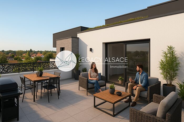 Appartement à vendre - Bischwiller, Centre-ville, Gare - 3 pièces - 2 chambres