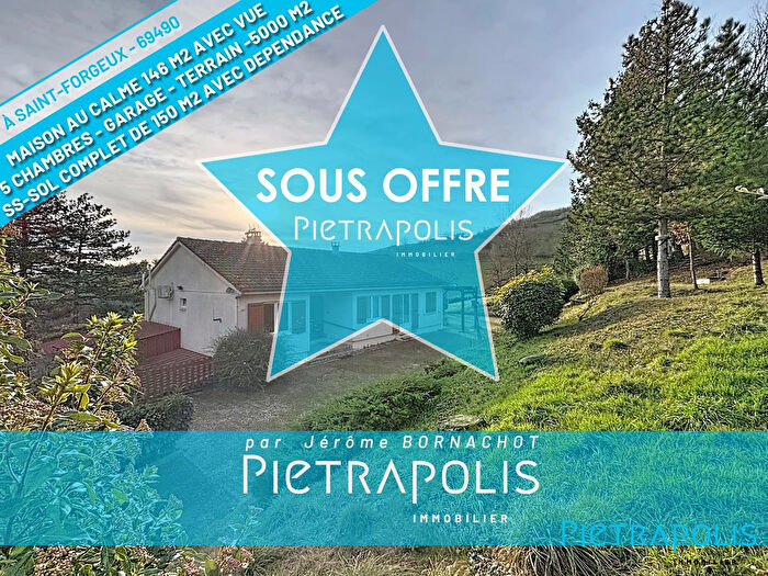 Maison à vendre - Saint-Forgeux - 6 pièces - 5 chambres