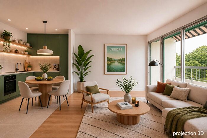 Appartement 4 pièces à vendre - Nantes, Saint-Donatien, Tortière