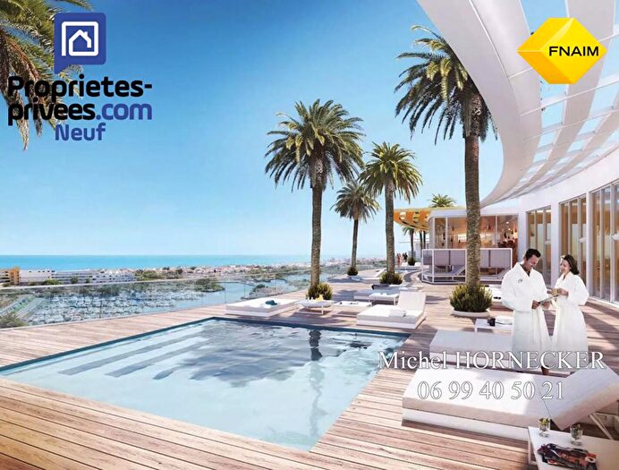 Appartement à vendre - Agde, Le Cap dAgde - 1 pièce - 1 chambre