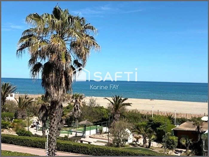 Appartement à vendre - Canet-en-Roussillon, Route de Saint-Nazaire, Les Fontaines, Etang - 3 pièces - 2 chambres