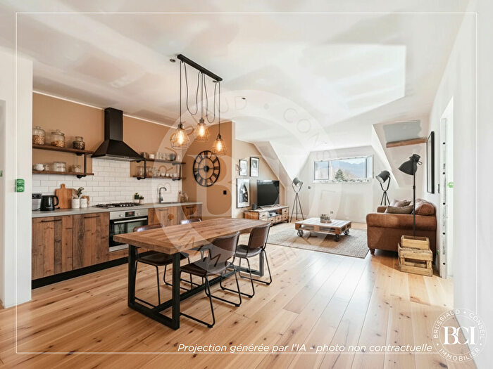 Appartement à vendre - Pontcharra - 3 pièces - 2 chambres