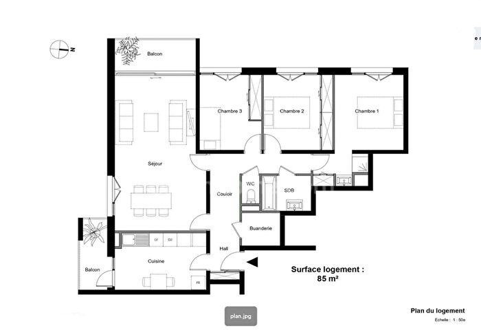 Maisons à vendre et appartements à louer - 3