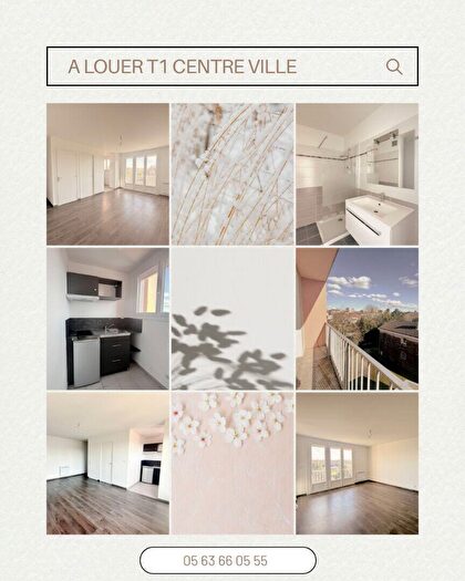 Appartement à louer - Centre Ville, Montauban - 1 pièce