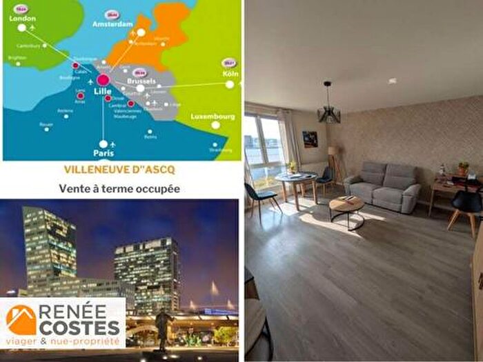 Villeneuve-d'Ascq, Résidence Triolo : Appartement 2 pièces à vendre