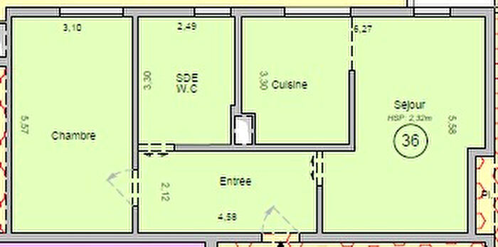 Thorigny-sur-Marne - Appartement 2 pièces à vendre