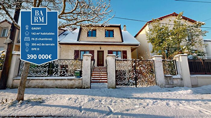 Maison à vendre - Gagny, Les Abesses - 8 pièces - 6 chambres