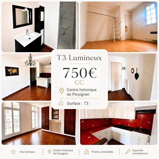 Perpignan - Appartement 3 pièces à louer