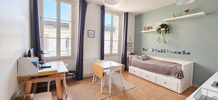 Appartement 1 pièce à louer à Saint Augustin, Tauzin, Alphonse Dupeux, Bordeaux