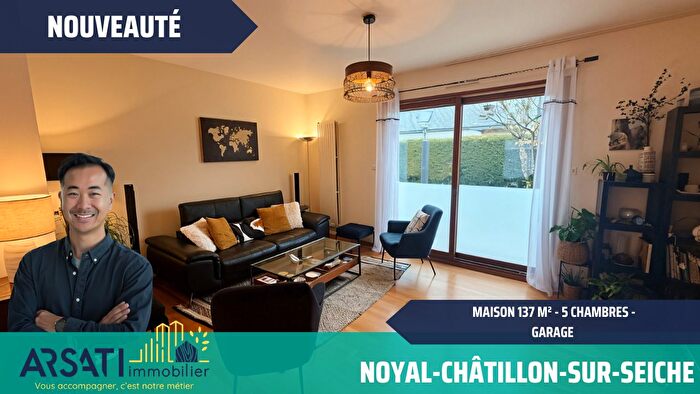 Maison à vendre - Noyal-Châtillon-sur-Seiche - 7 pièces - 5 chambres