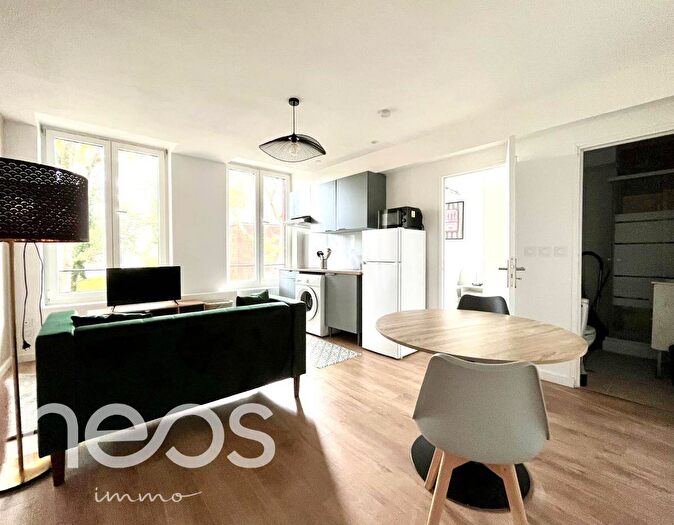 Appartement à louer - Anseele-Centre-Nations Unies-Crouy-Esperence, Roubaix - 2 pièces - 1 chambre