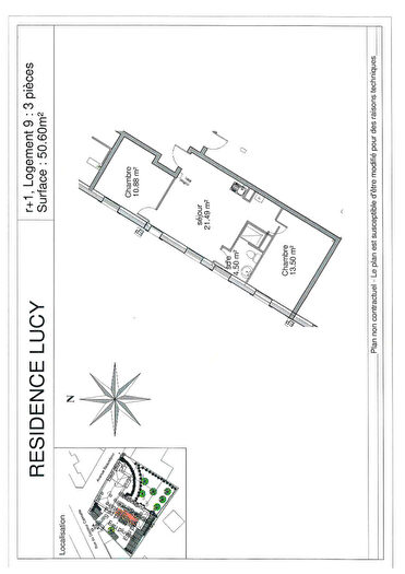Appartement 3 pièces à vendre - Crépy-en-Valois, Ramon