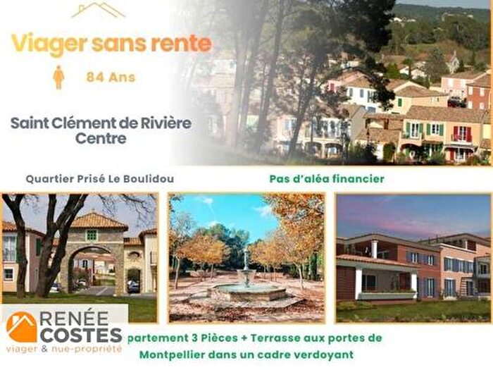 Appartement à vendre - Saint-Clément-de-Rivière - 3 pièces - 2 chambres